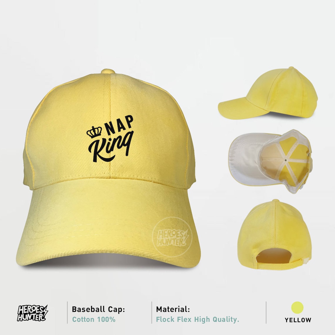 Nap King Baseball Caps Nap King Caps Tumblr Caps | Etsy