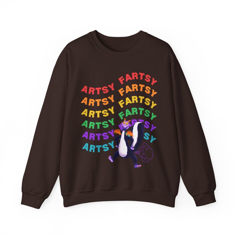 Artsy Fartsy - Figment Festival of the Arts Adult Gildan Unisex Crewneck Sweatshirt (AS45) - Etsy