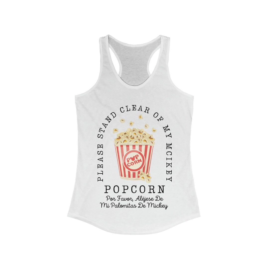 THE ORIGINAL Please Stand Clear of My Mickey Popcorn Ladies Fitted ...
