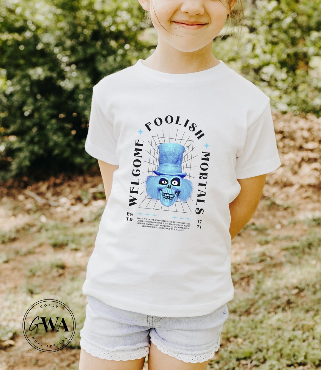 Welcome Foolish Mortals Youth Unisex Short Sleeve Jersey T-shirt (YT152 ...