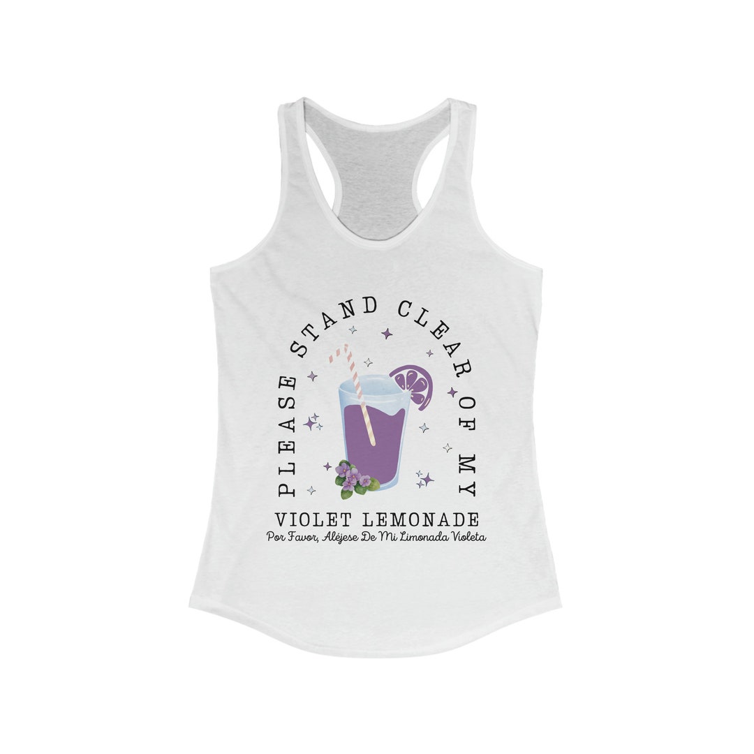 THE ORIGINAL Please Stand Clear of My Violet Lemonade Ladies Fitted ...