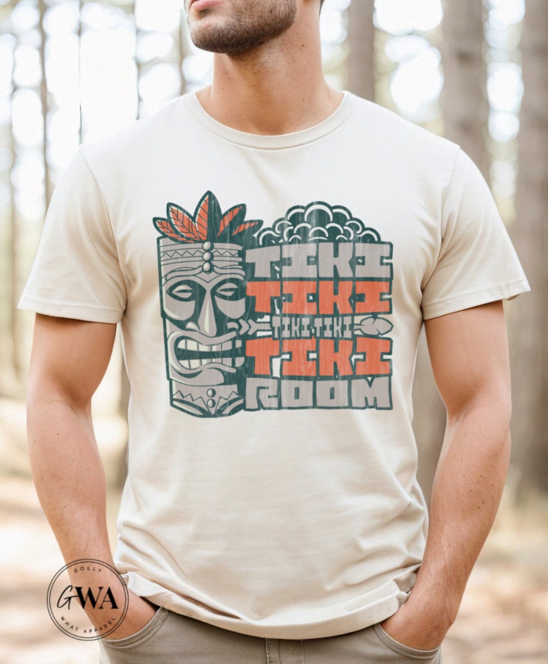 Tiki Tiki Tiki Room Adult Unisex Short Sleeve Jersey T-shirt (AT113) - Etsy