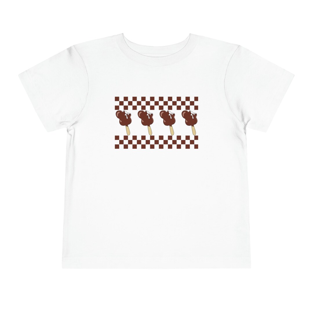 Mickey Checkerboard Ice Cream Bar Toddler Unisex Short Sleeve Jersey T ...