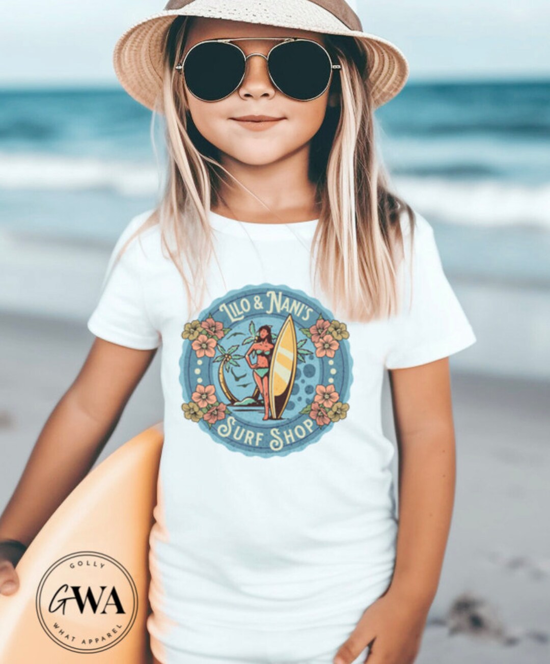 Lilo and Nani's Surf Shop Youth Unisex Short Sleeve Jersey T-shirt ...