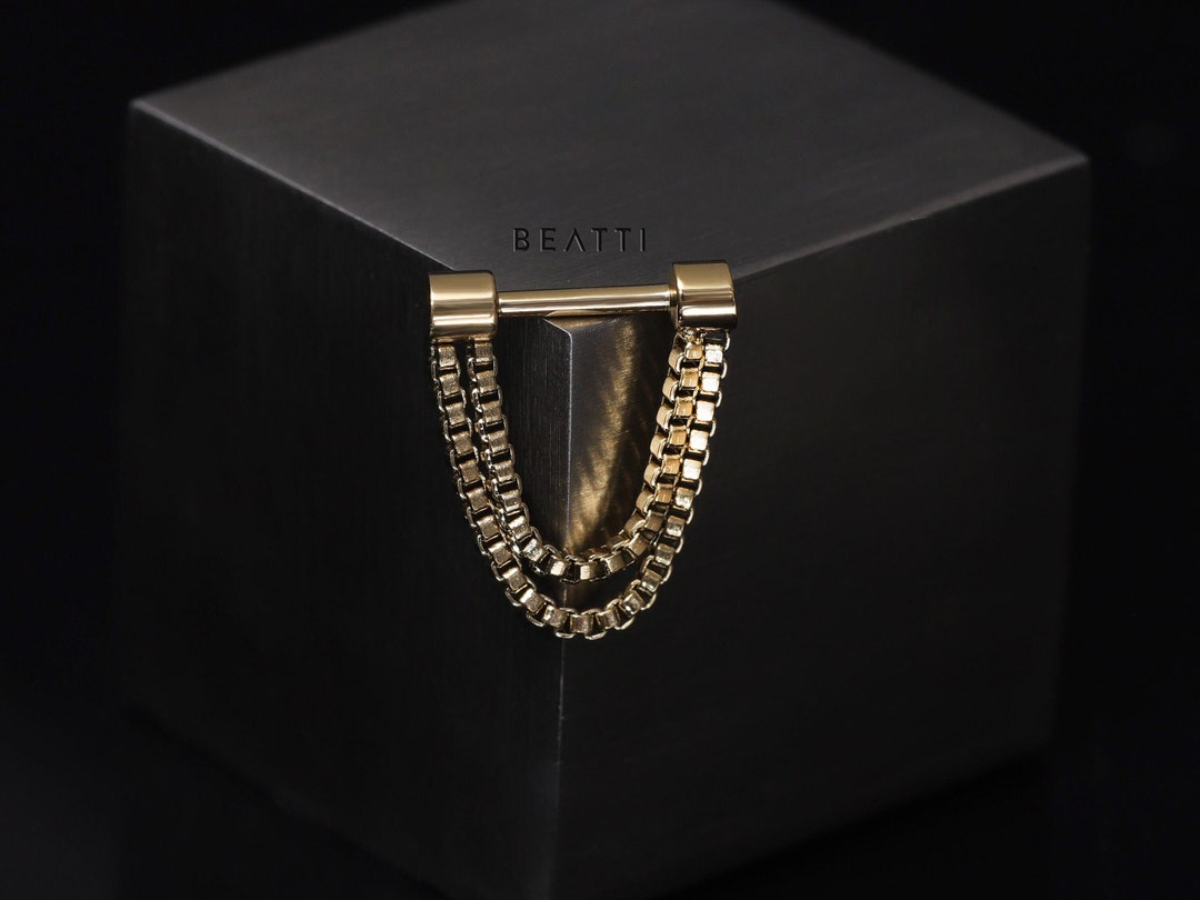NEW ‣ BEATTI Draping Chain Collection! Double Chain Theadless End ...