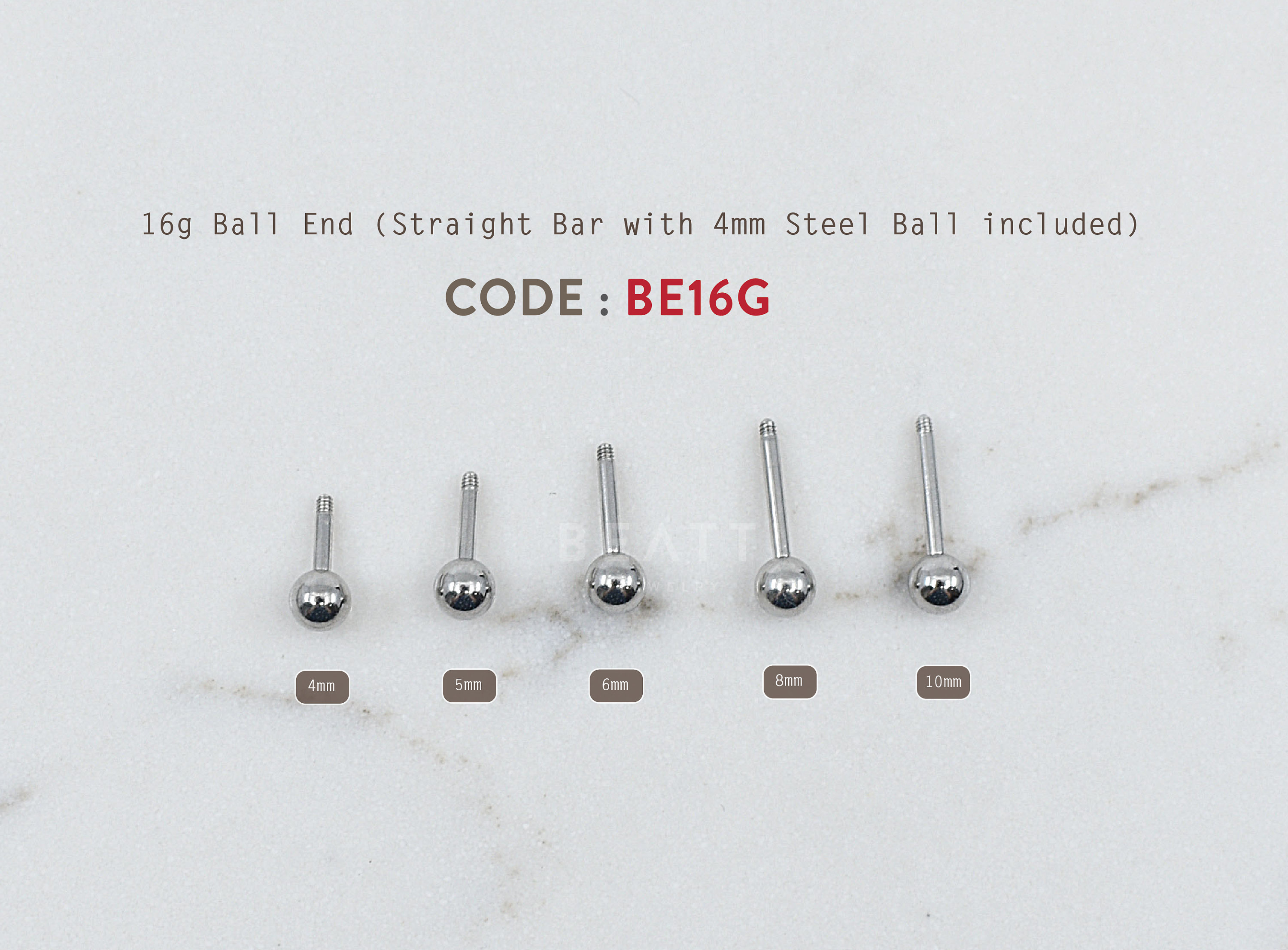 Parts and Back Replacements Piercing Parts Replacement Bars | Etsy