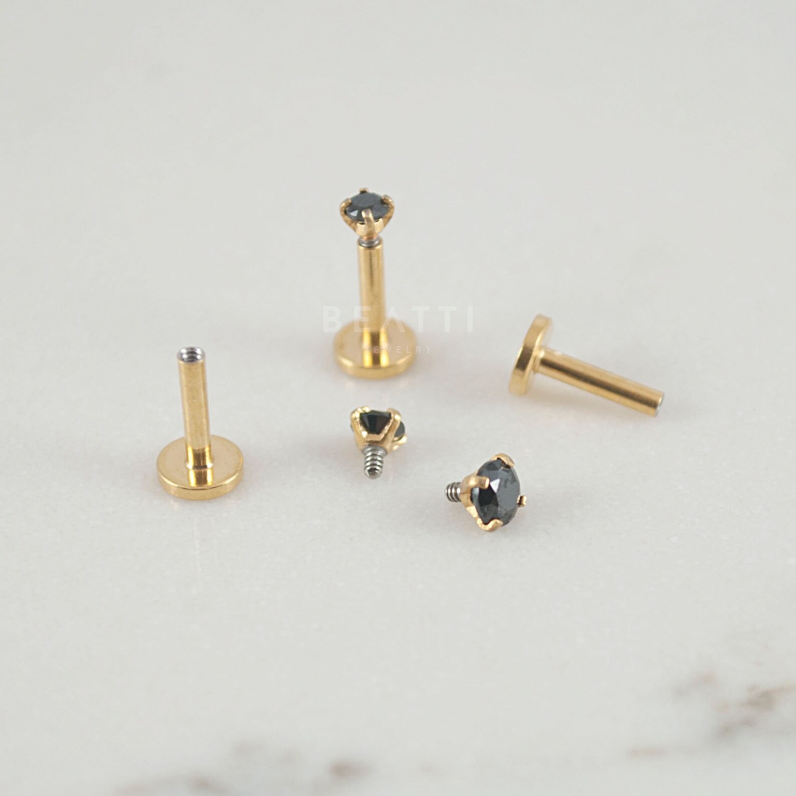 16G Tiny Labret Studs 1.5mm/2mm/2.5mm/3mm Forward Helix - Etsy