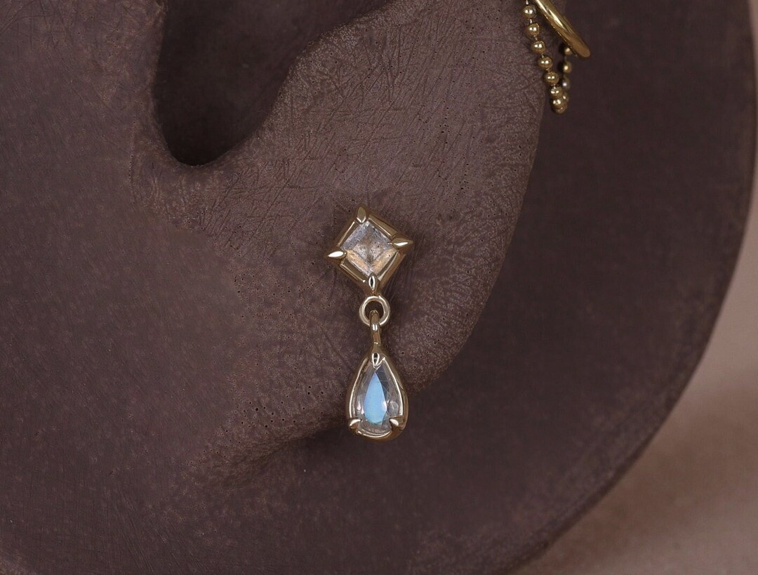 NEW ‣ Esther • BEATTI Natural Gemstone Labradorite and Moonstone ...