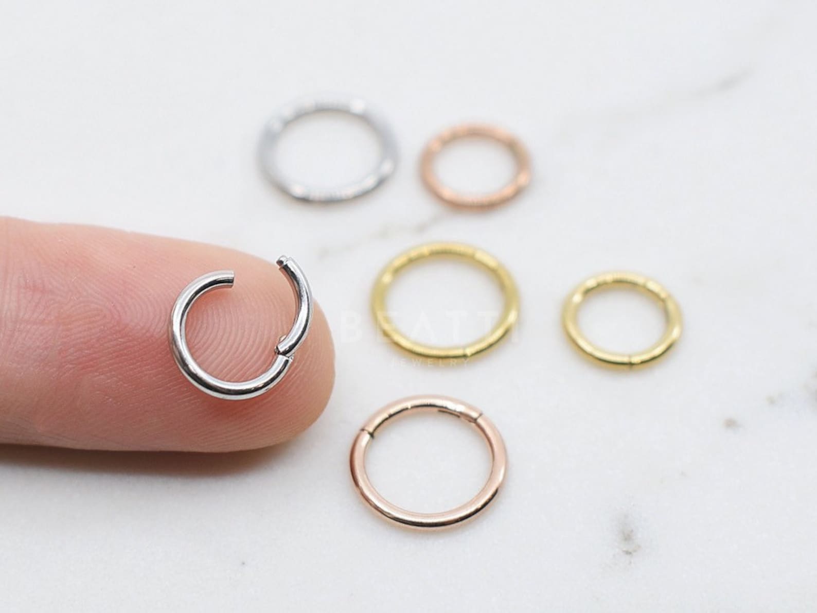 Tiny Cartilage Hoop/clicker Hoop/tiny Hoop Earrings/tragus Earring ...