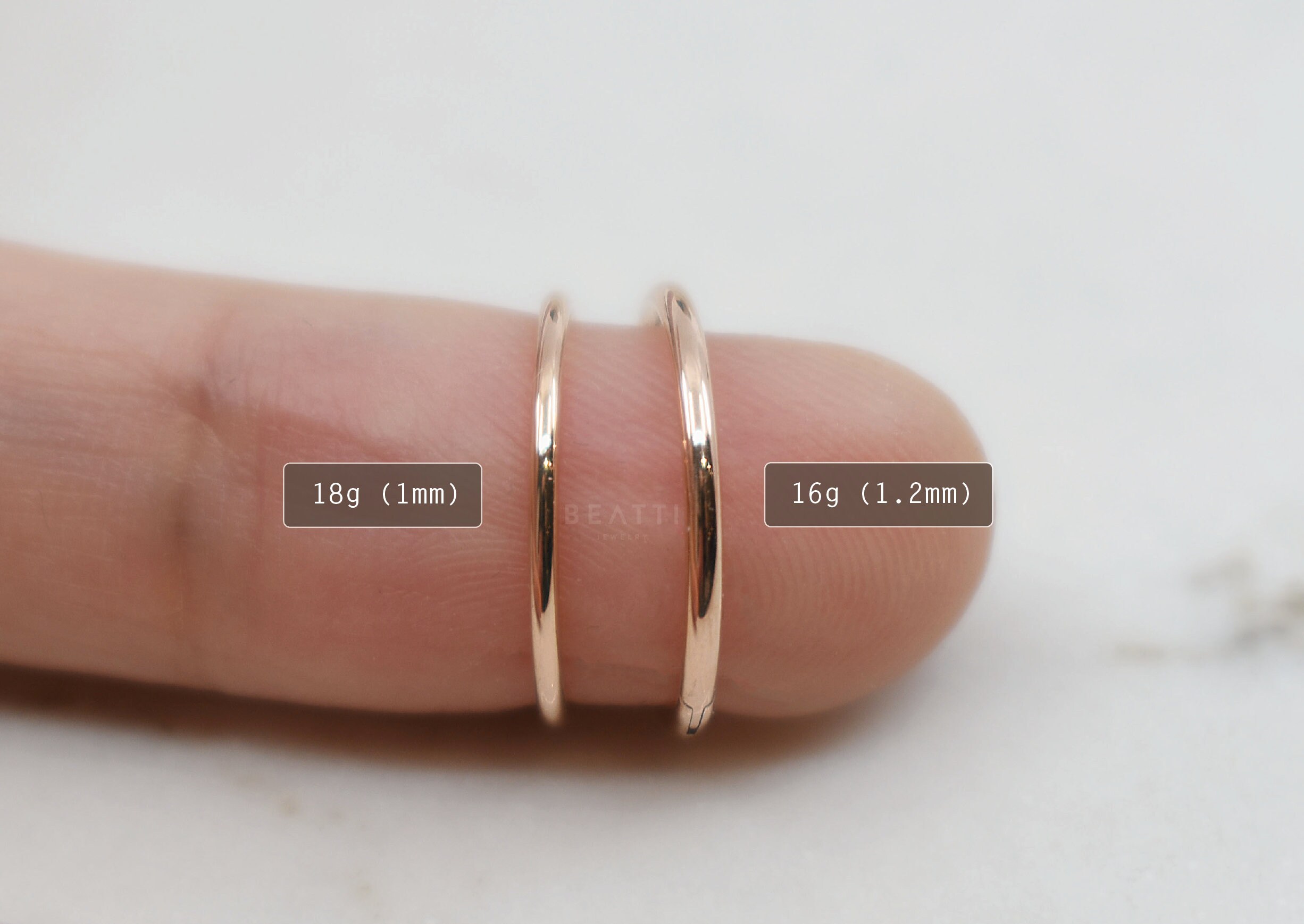 16G / 18G Conch Clicker Hoop 16g/18g Conch Ring Slim Hoop | Etsy