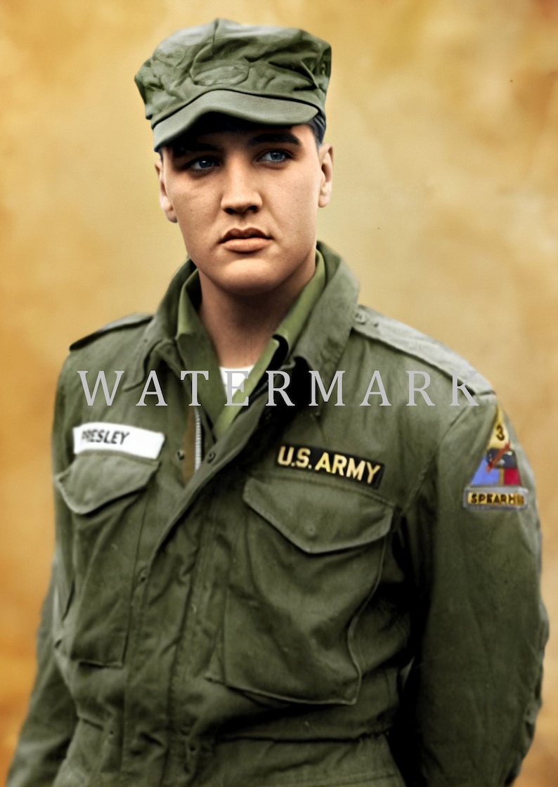 Elvis Presley DIGITAL DOWNLOAD Custom COLORIZED Digital Photo - Elvis ...