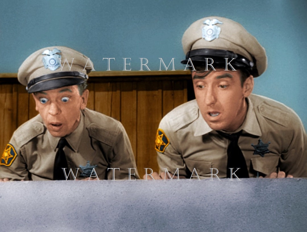 The Andy Griffith Show Custom 8x10 COLORIZED Photo - Deputy Barney Fife ...