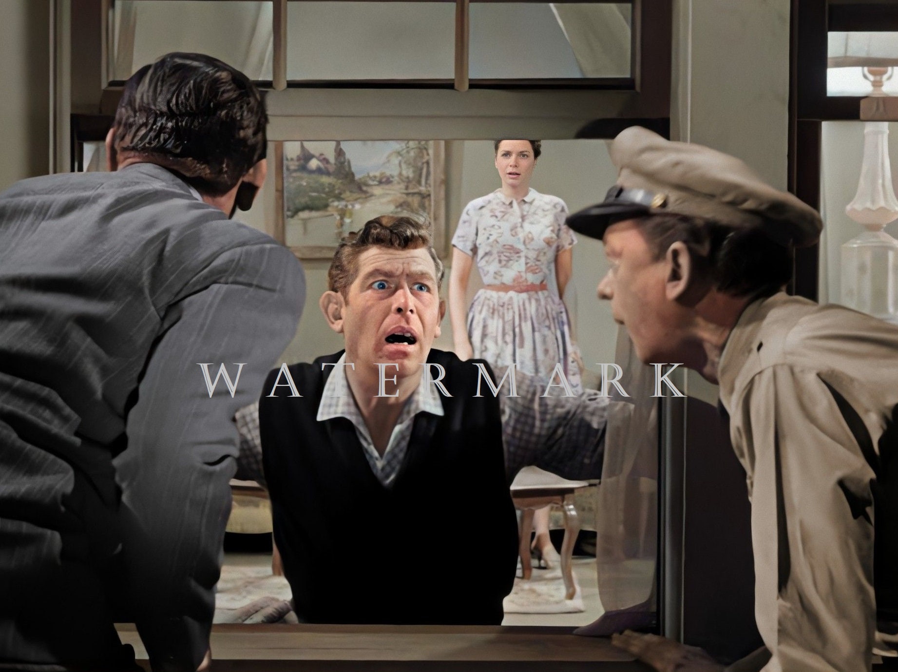 The Andy Griffith Show DIGITAL DOWNLOAD Custom COLORIZED Digital Photo ...
