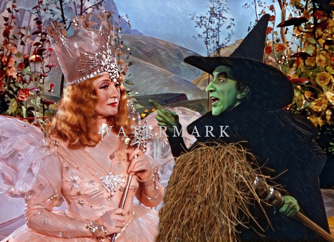 The Wizard of Oz - Glinda the Good Witch and the Wicked Witch of the ...