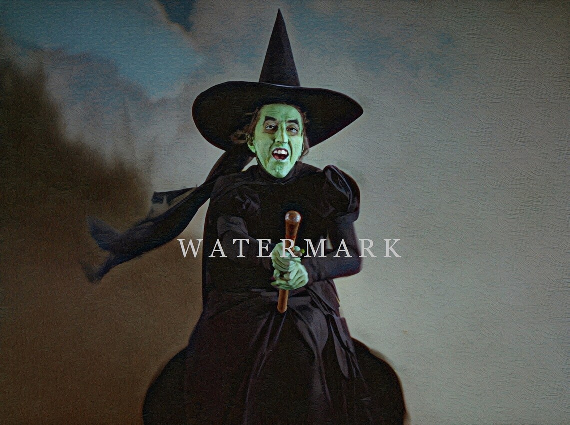 The Wizard of Oz - the Wicked Witch of the West - Custom Digital Oil ...