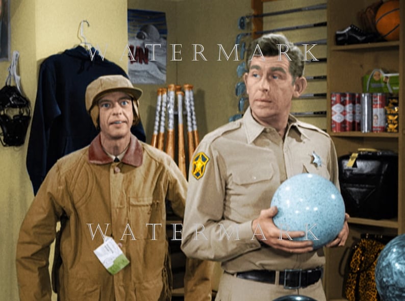 The Andy Griffith Show Custom 8x10 COLORIZED Photo - Deputy Barney Fife ...