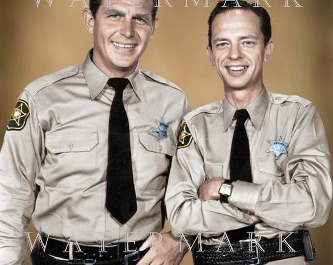 The Andy Griffith Show Custom 8x10 COLORIZED Photo - Sheriff Andy ...