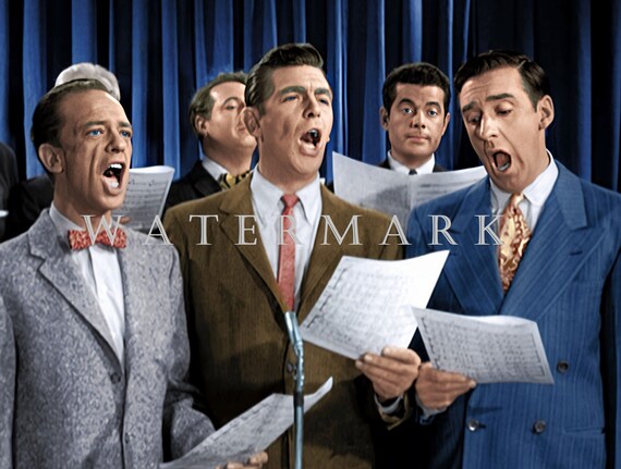 The Andy Griffith Show DIGITAL DOWNLOAD Custom COLORIZED | Etsy