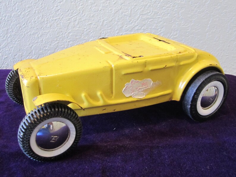 Vintage Yellow Buddy L Roadster Made of Pressed Steel - Etsy