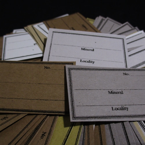 50 Mineral Identification Labels 161x - Etsy