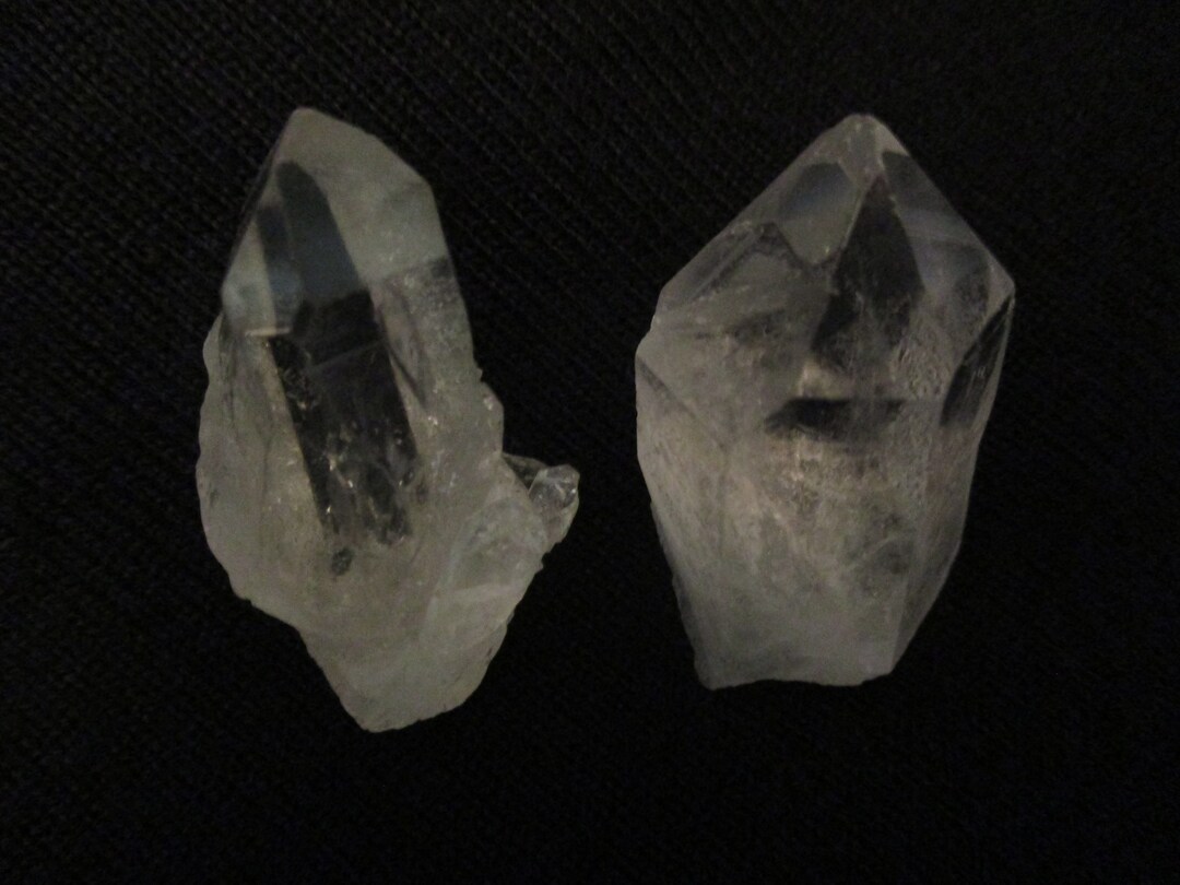 2 Thumbnail-sized Quartz Crystal 6655x - Etsy