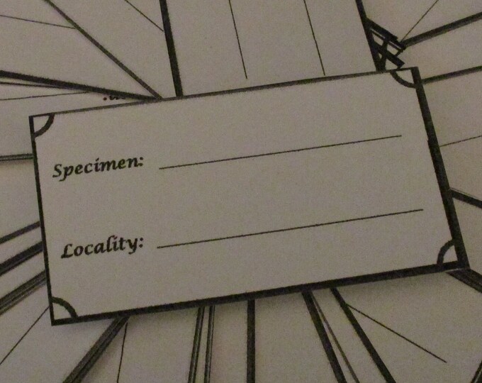 50 - Specimen Identification Label 10890x - Etsy