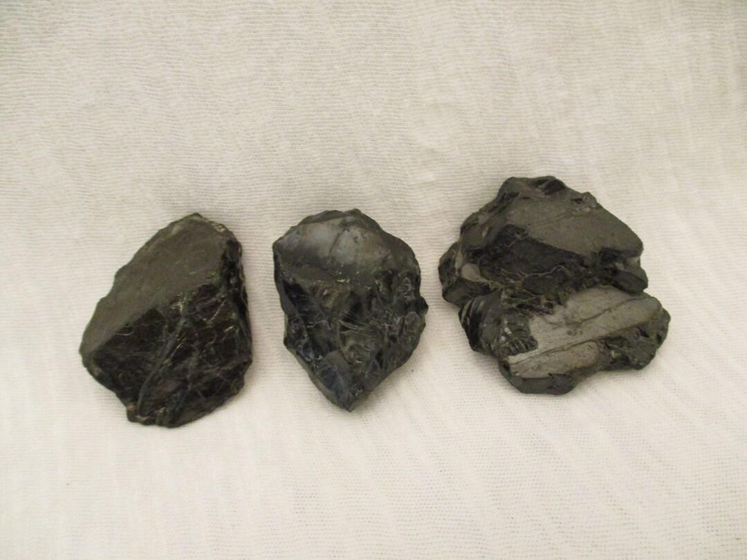 3 - Minature-sized Anthracite Coal Specimens - Etsy