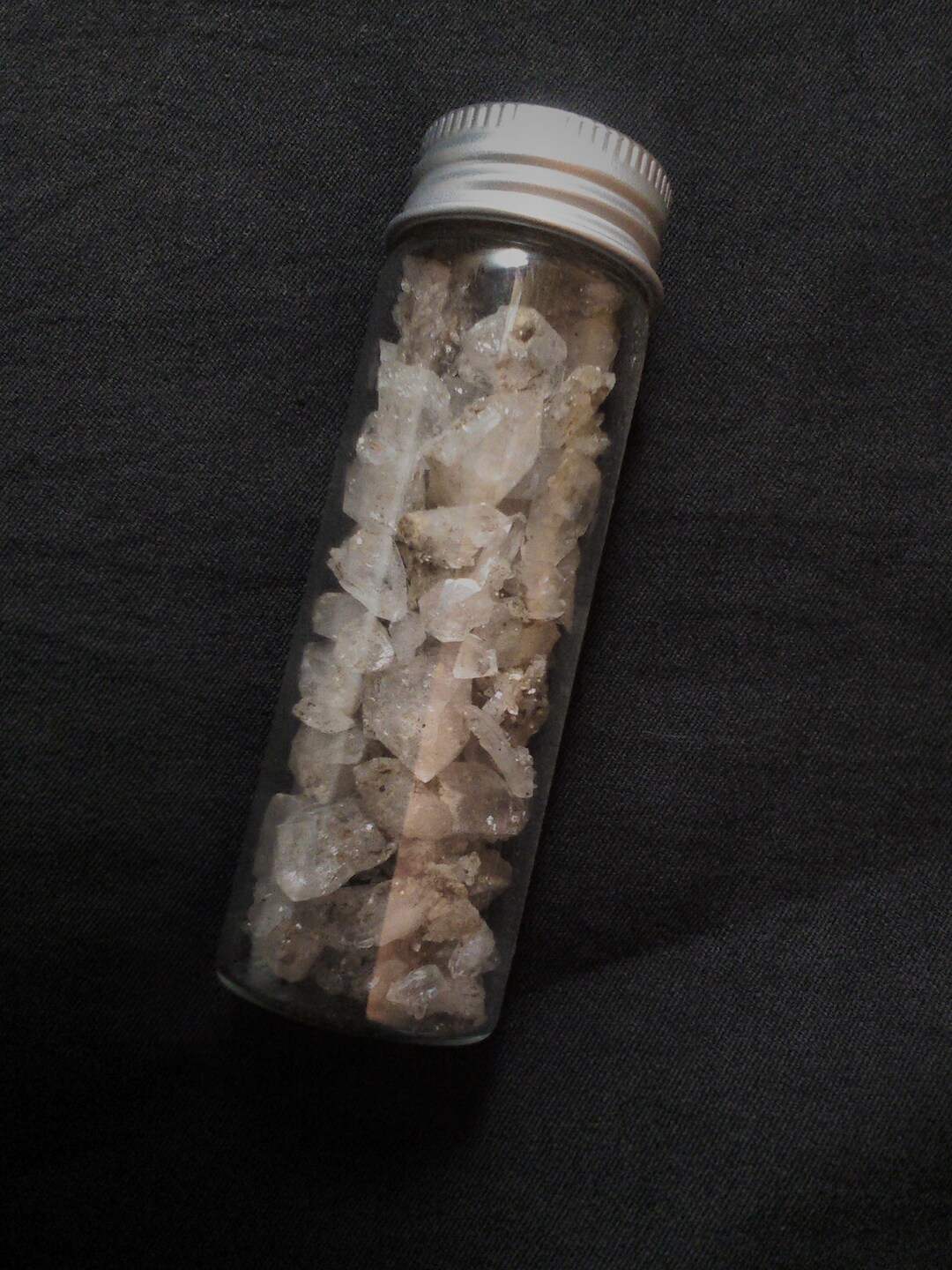 Quartz Crystals in a Glass Jar - Etsy