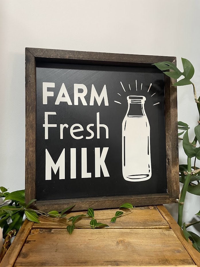 Fresh Milk Sign