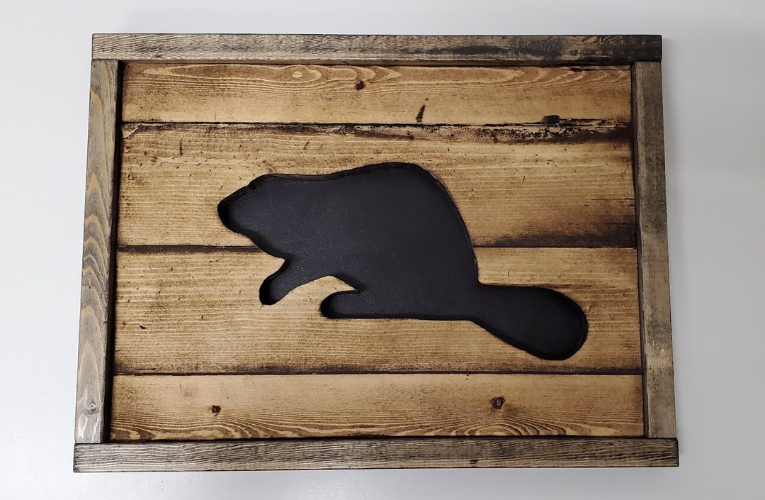 Rustic Beaver Wall Hanging - Etsy