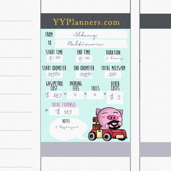 Mileage Stickers - Etsy