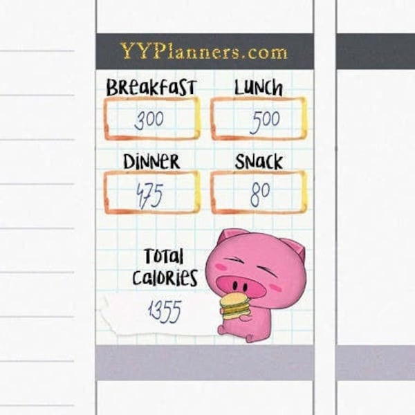 Calorie Tracker - Etsy