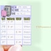 Printable Bank Account Balance Tracker, Finance Stickers, Bill Due ...
