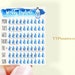 Printable Cute Weekly Hydrate Stickers, Water Tracker, Teardrop ...