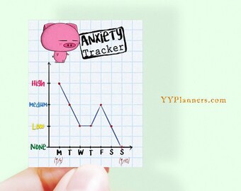 Daily Mood Tracker Erin Condren Planner Stickers Printable | Etsy