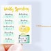 Printable Weekly Spending Stickers, Spending Tracker, Cute Wallet ...