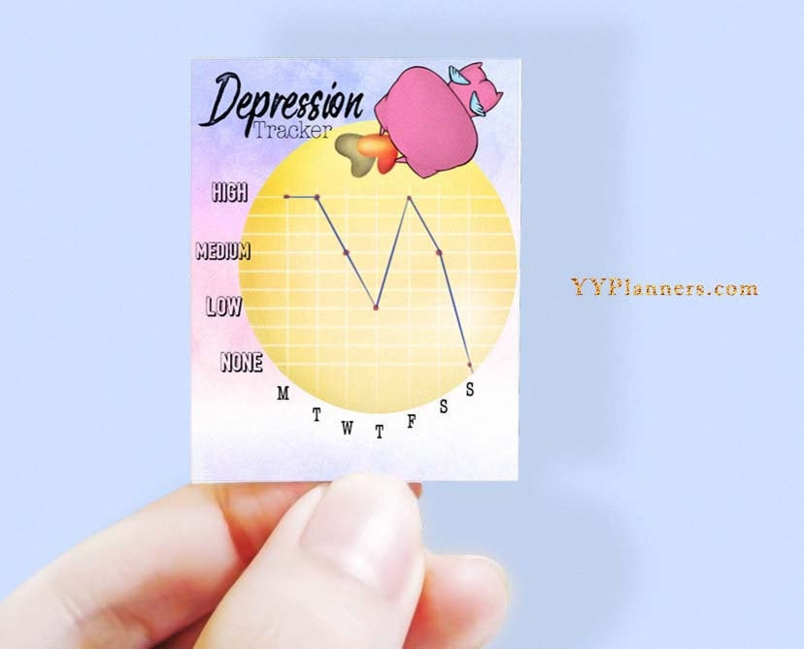 Printable Depression Tracker Stickers Loneliness & Sadness - Etsy