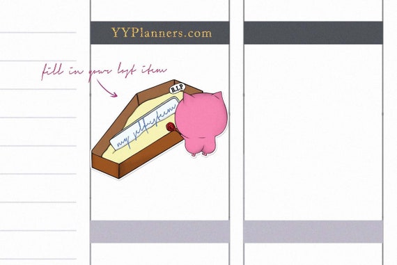 Printable RIP Stickers With Cricut & Silhouette Cut Files | Etsy