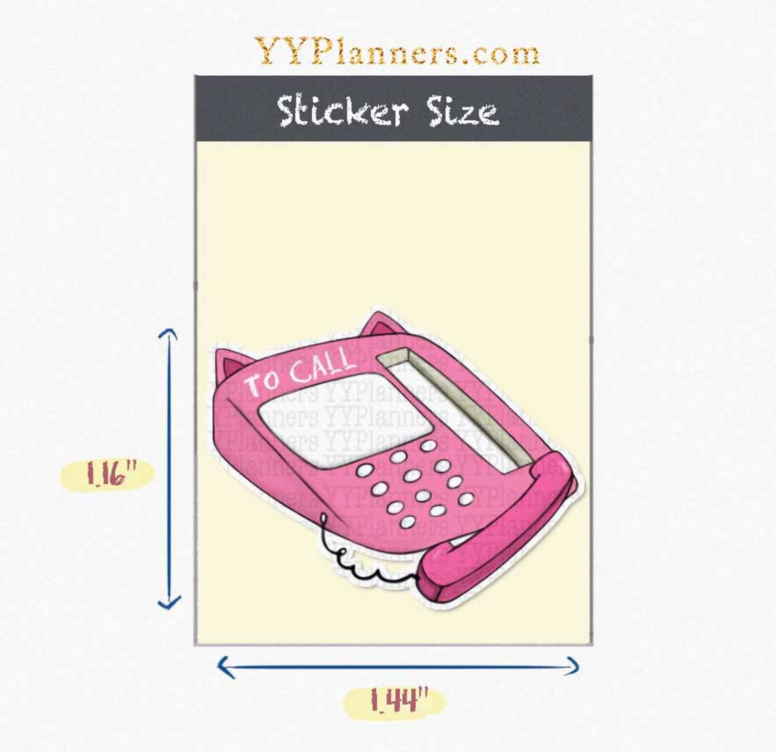 Printable To Call Stickers Kawaii Call Reminder Stickers | Etsy