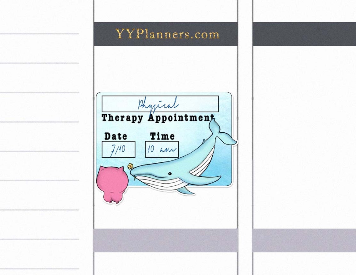 Printable Therapy Appointment Planner Stickers Appointment - Etsy