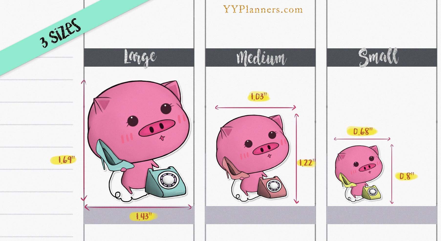 Printable Cute Phone Call Stickers Telephone Phone Planner - Etsy Australia