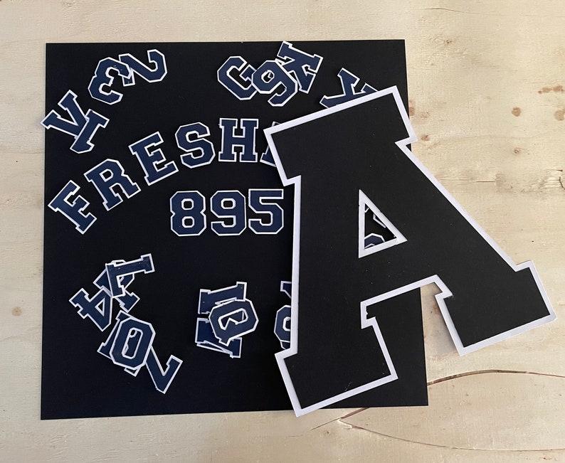 Freshman Varsity Style SVG Font - Etsy