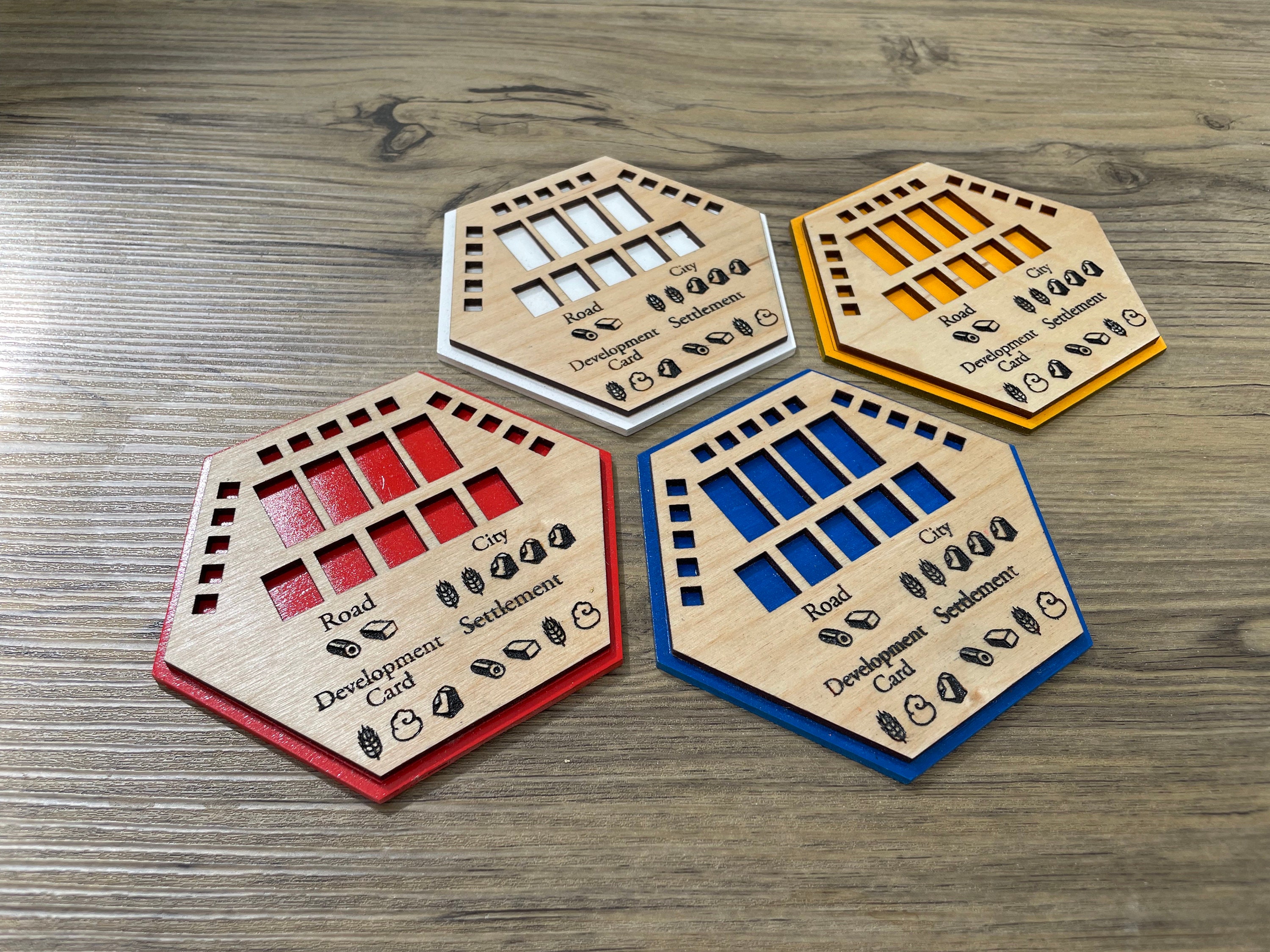 Catan Piece Holder digital download laser file