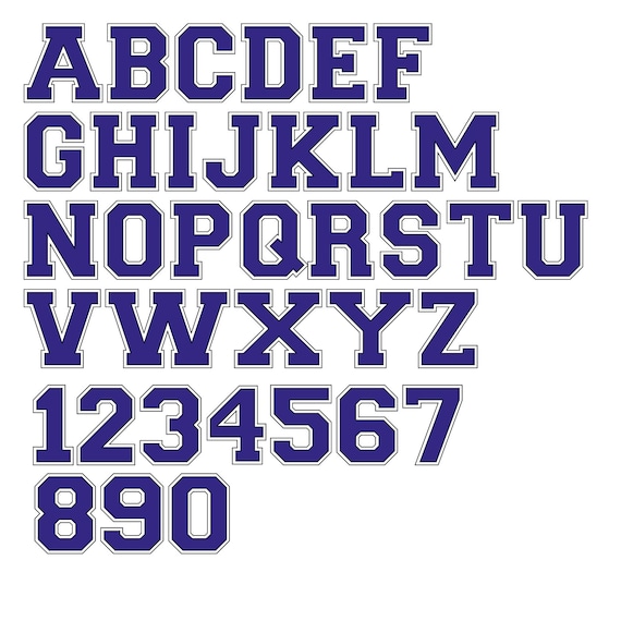 Freshman Varsity Style SVG Font - Etsy