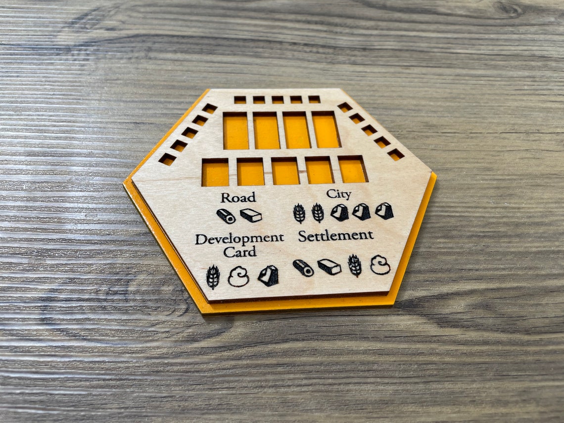 Catan Piece Holder Digital Download Laser File - Etsy