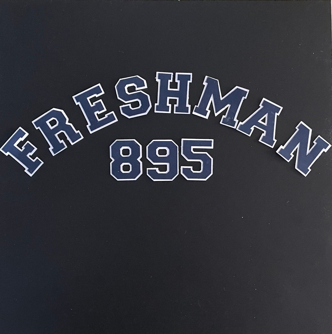 Freshman Varsity Style SVG Font - Etsy
