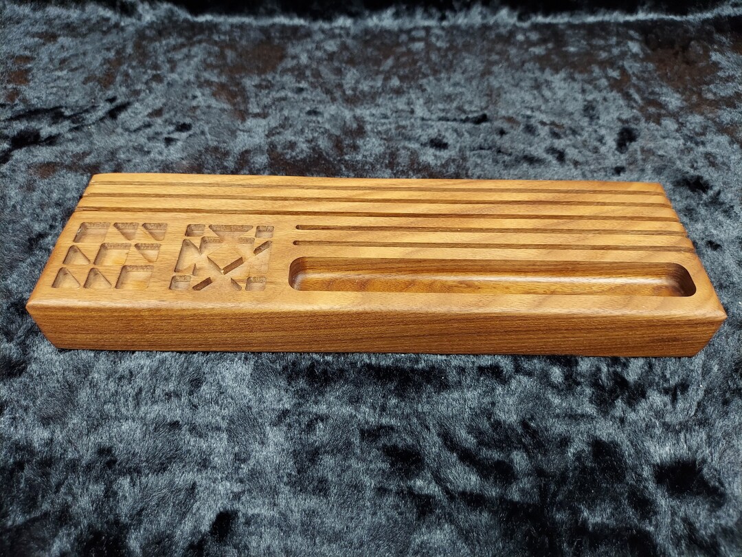 Quilters Square Desk Caddy/ruler Holder in Black Walnut 4. Hold Your ...