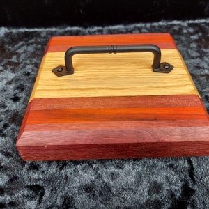 Large Hardwood Quilters Clapper #2 - Oak, Padauk, and Purple Heart 7.5 ...