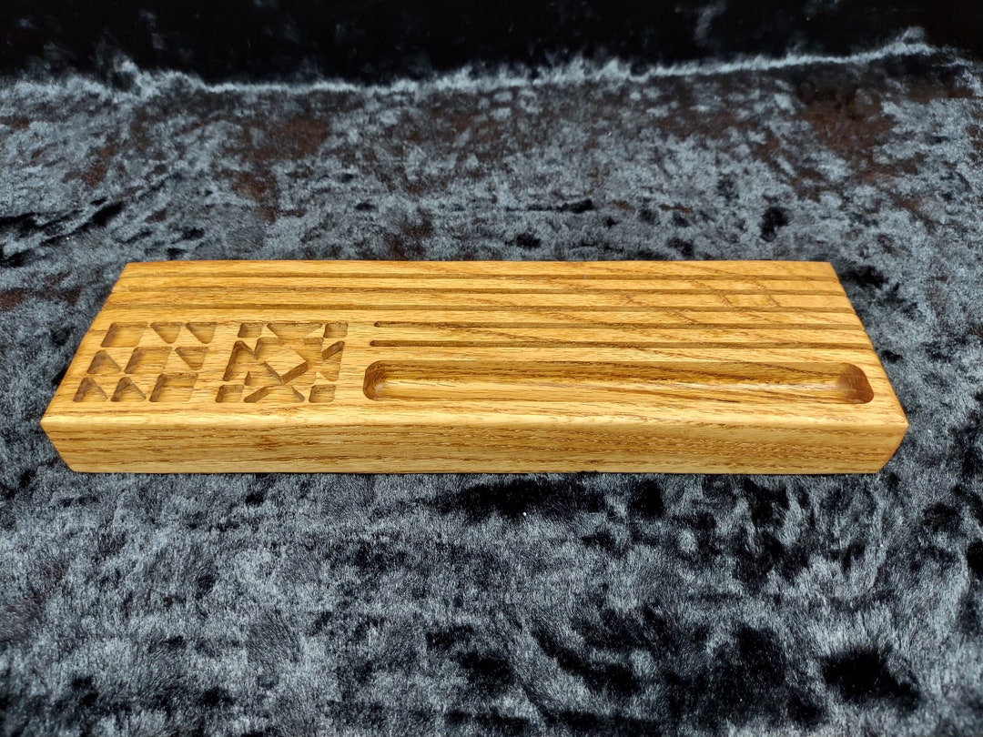 Quilters Square Desk Caddy/ruler Holder in Natural Oak #1. Hold Your ...