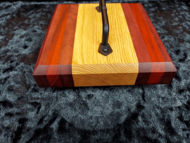 Large Hardwood Quilters Clapper #2 - Oak, Padauk, and Purple Heart 7.5 ...